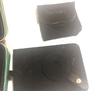 Pandora | Jewelry | Pandora Green Travel Jewelry Box Storage | Poshmark